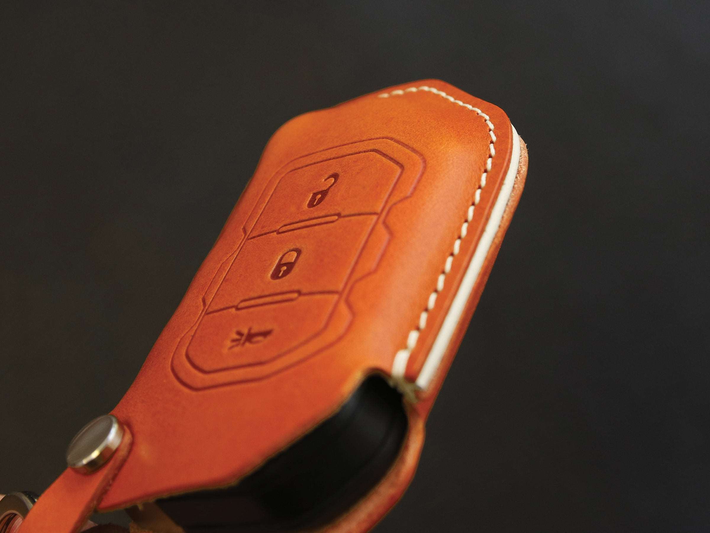 Jeep [2-3] Series Leather Key Case - Gladiator, Wrangler JL JT Rubicon – Milky Motorsports