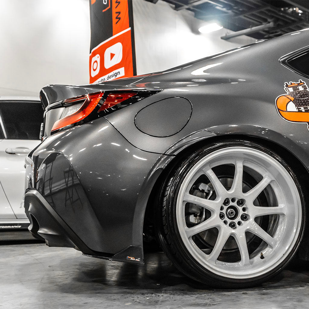 NIA Toyota GR86 NIA Sleek Rear Spats 2022+ GR86-SS-RA-NF-GB – Milky Motorsports