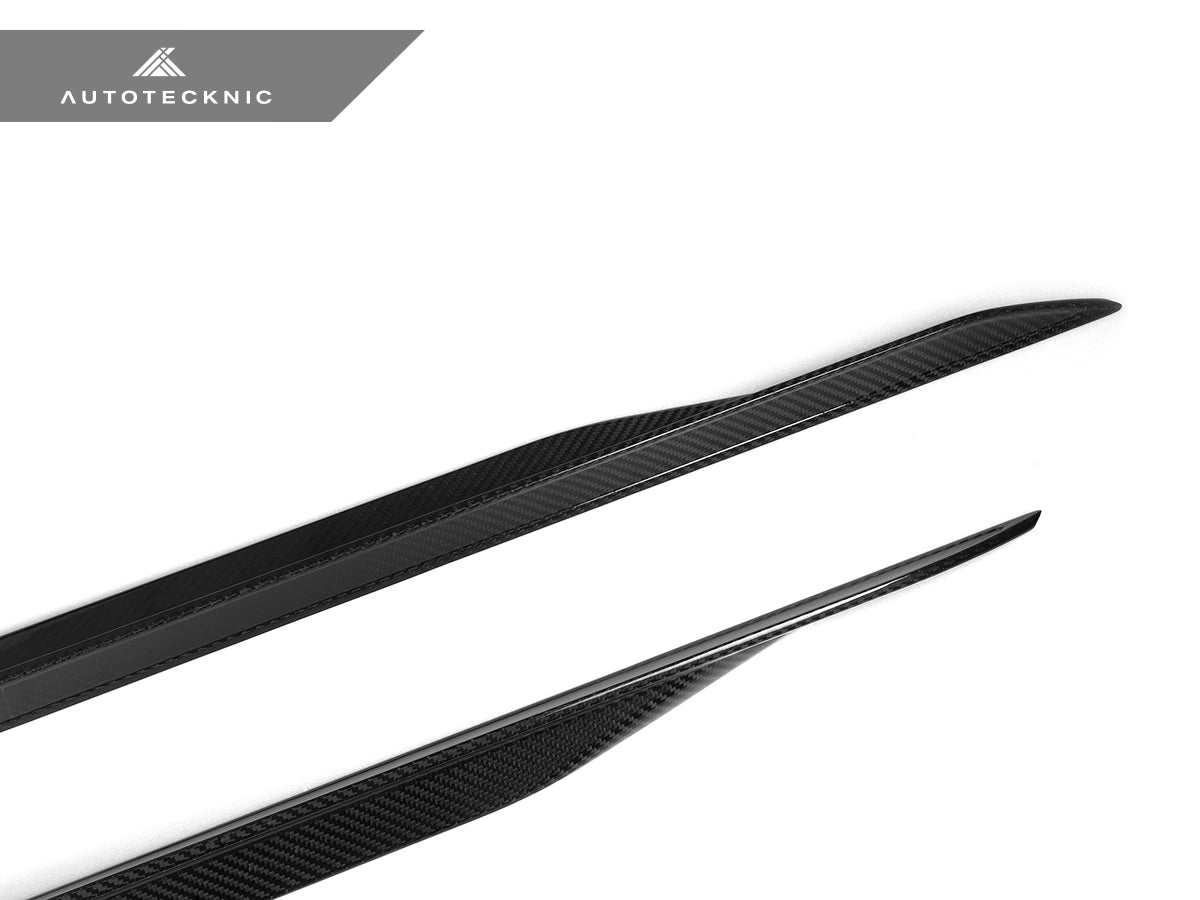 AutoTecknic Dry Carbon Fiber Side Skirt Extension Set - G60 5-Series ...
