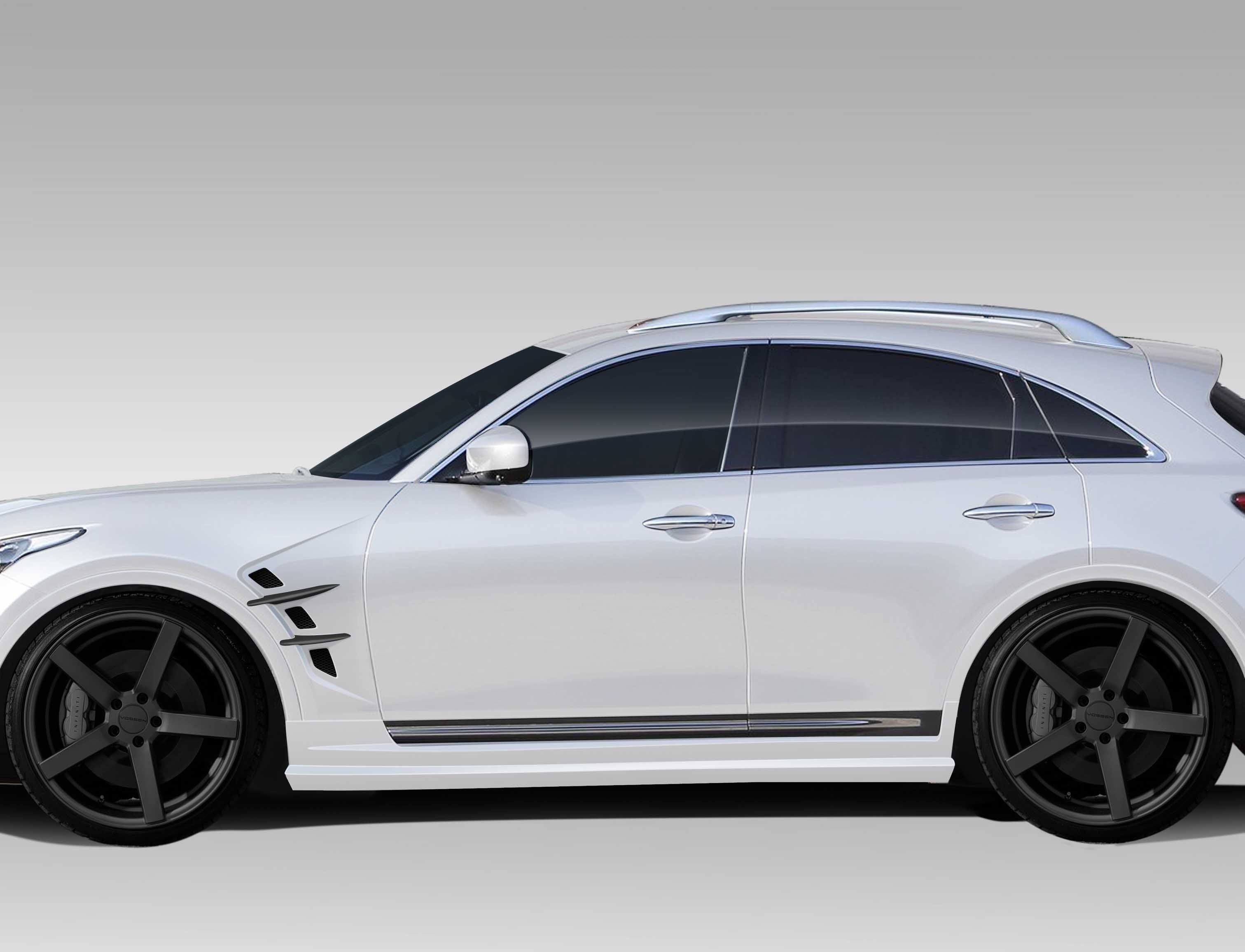 Extreme Dimensions Duraflex CT-R Side Skirts Compatible With 2009-2017 ...