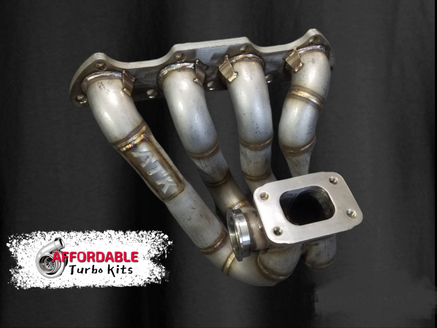 Affordable Turbo Kits B Series Top Mount Turbo Manifold T3 44mm V Band ...