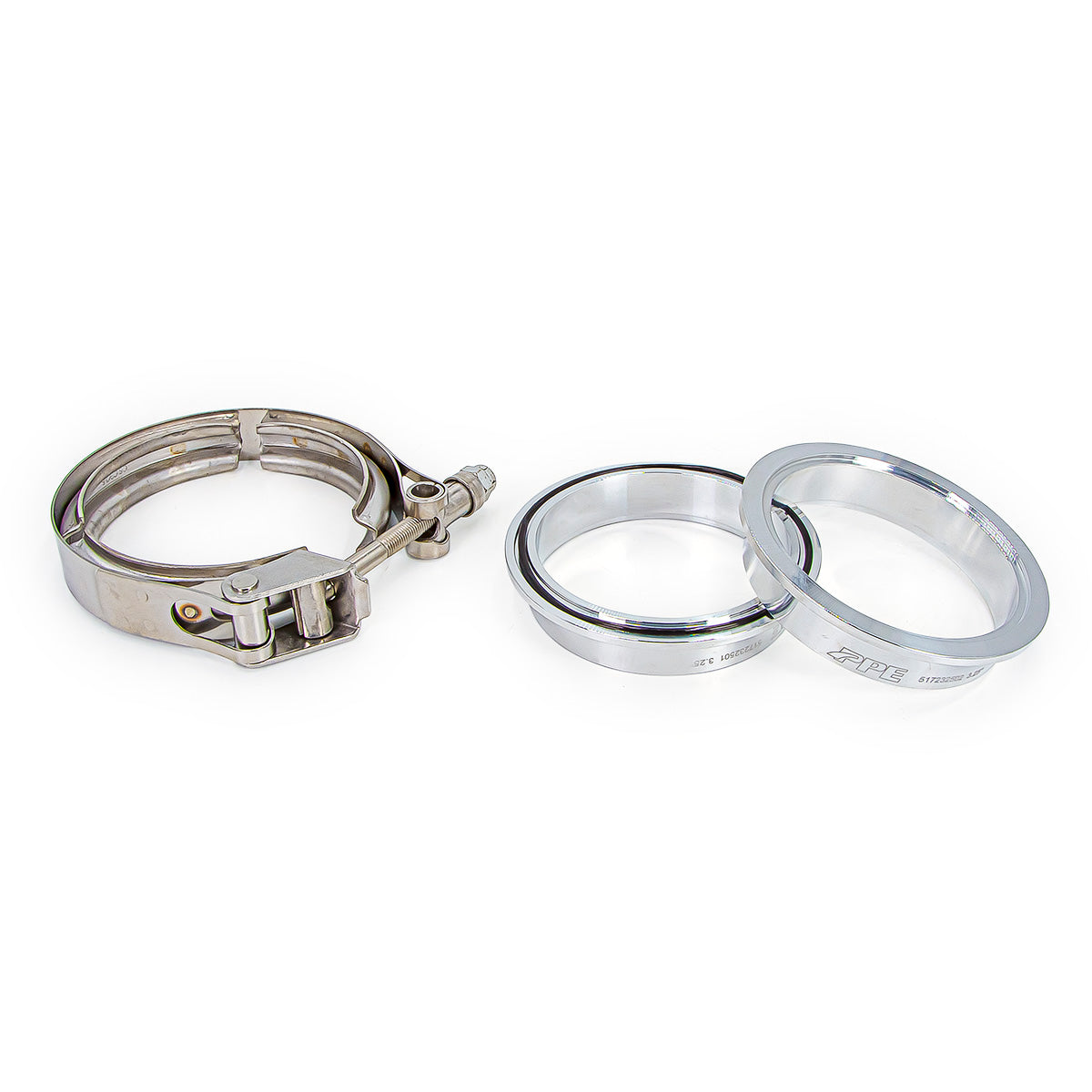 Quick Release 304 Stainless Steel Clamps/Aluminum Flanges - 3 Piece Set ...