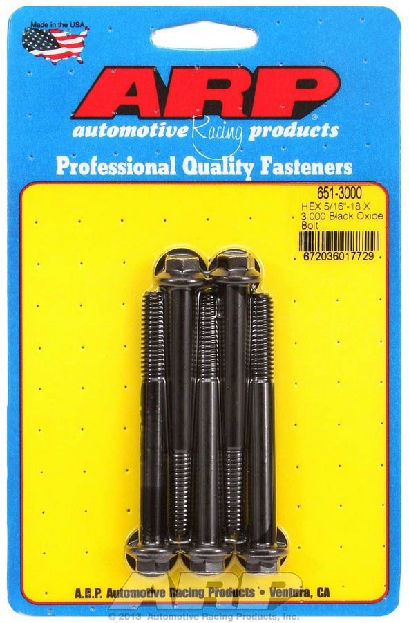 ARP Bolt Kit - 6pt 5pk 5/16-18 x 3.000 651-3000 – Milky Motorsports