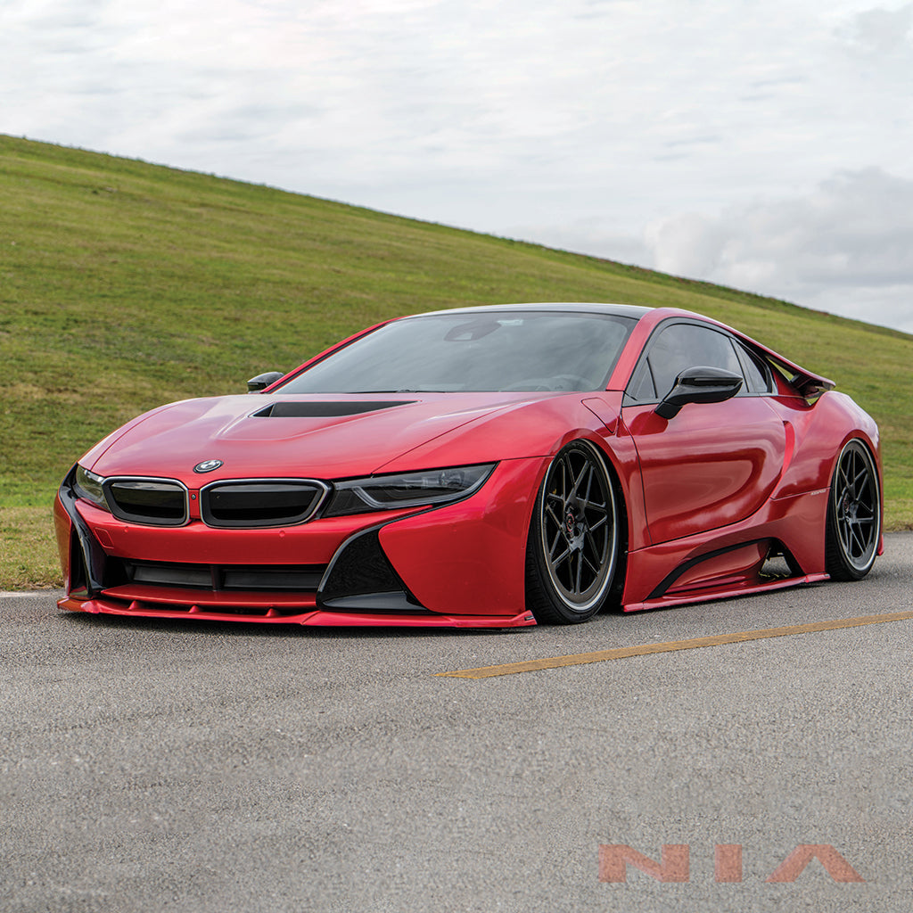 NIA BMW i8 NIA Front Lip Splitter Aero body Kit 2014-2020 I814-FS-RWB ...