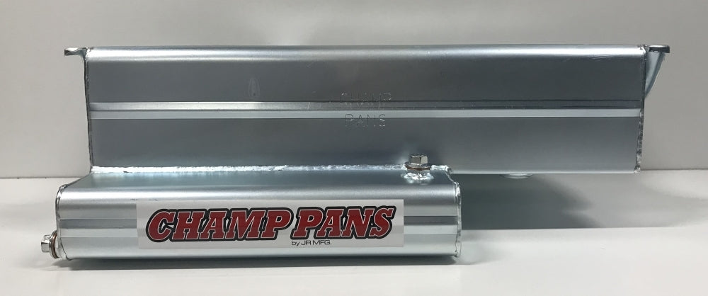 CHAMP PANS SBC CT Oil Pan 8qt Wet Sump w/RH Kick Out CP109KO – Milky ...