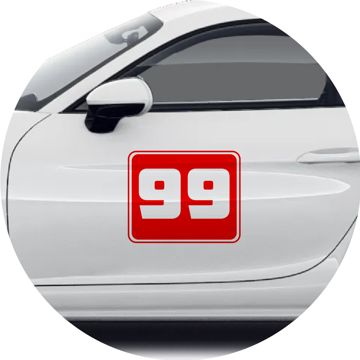 Racing Number Set - Fits most vehicles – Milky Motorsports