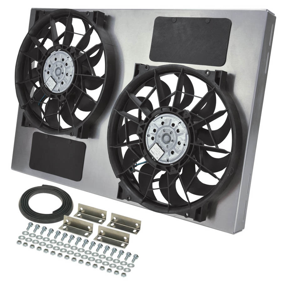 DERALE Dual RAD Fan w/Alum Shroud Assembly 16837 – Milky Motorsports