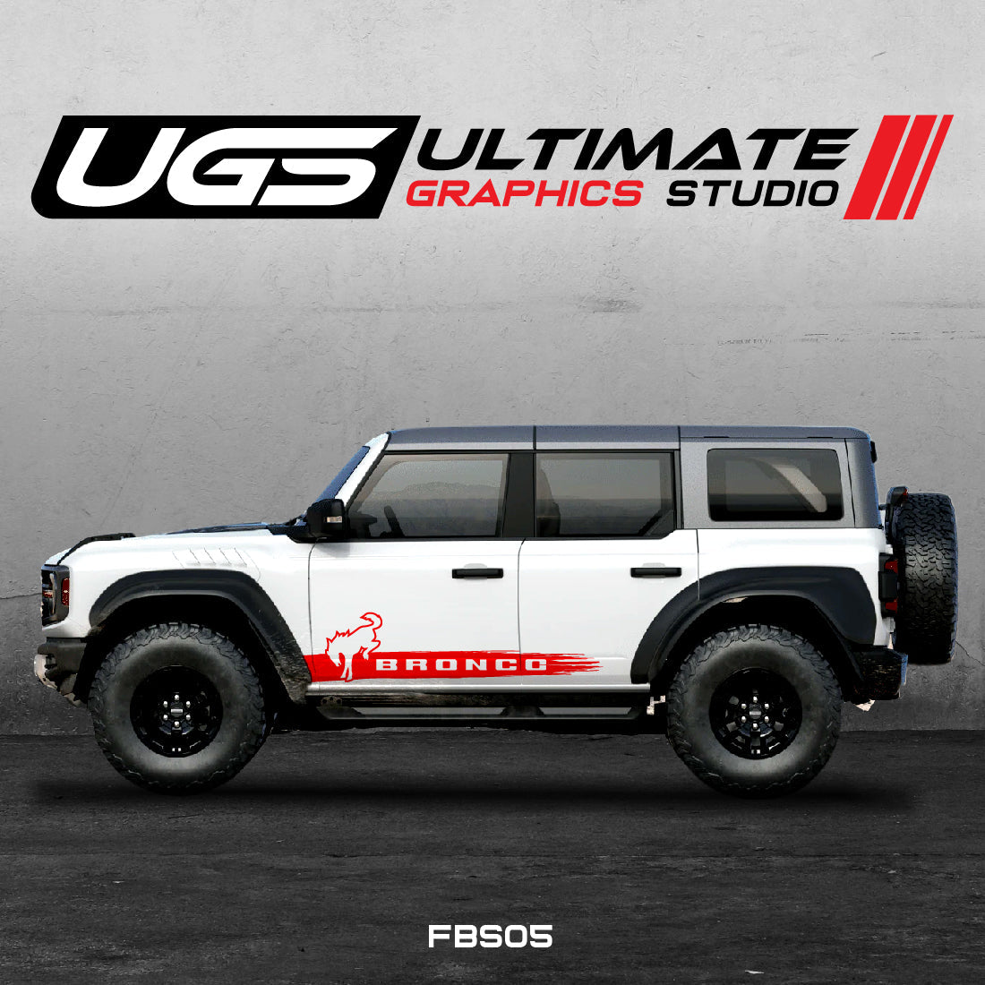 Ford Bronco Logo Bronco Side Graphics – Milky Motorsports
