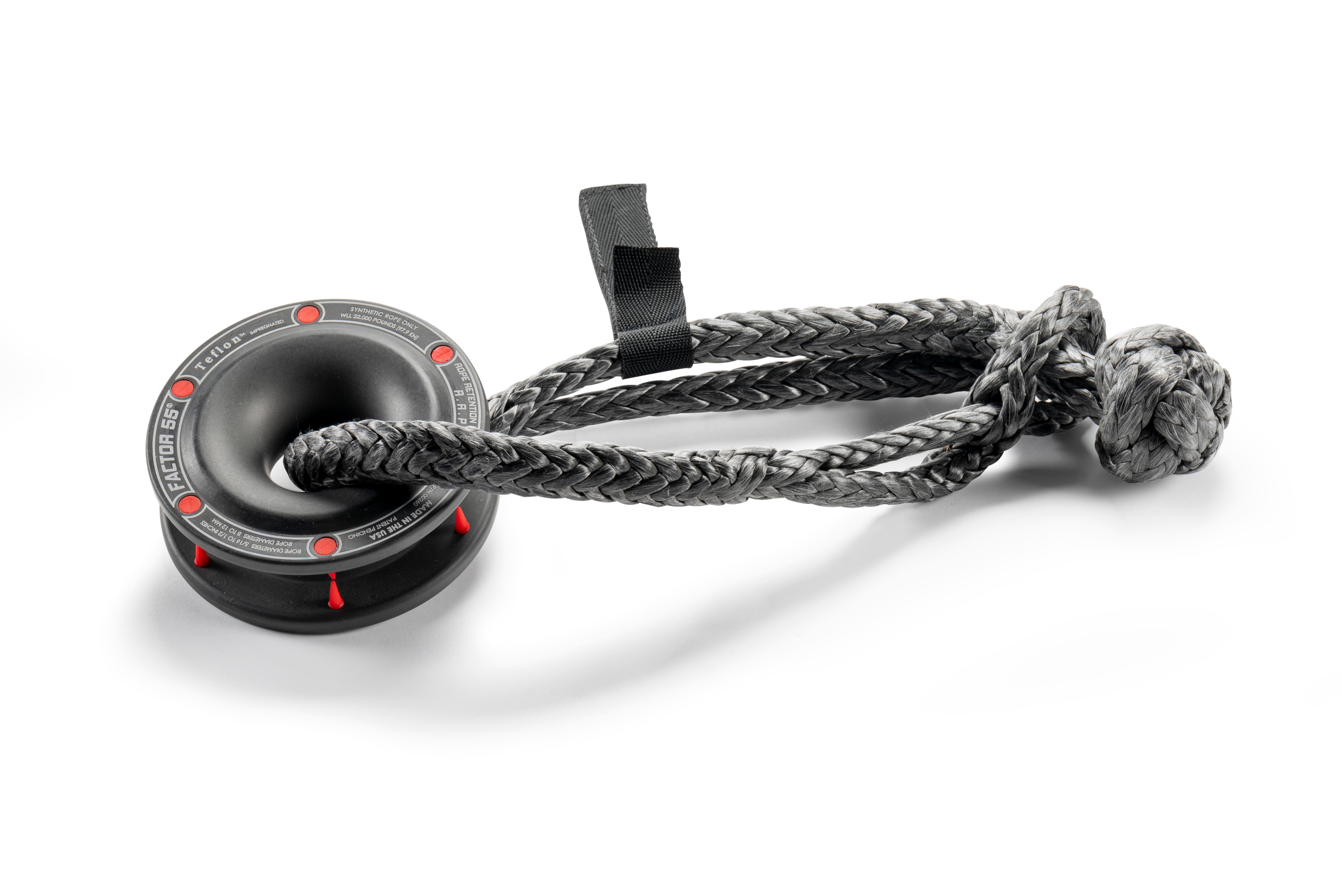 FACTOR 55 Rope Retention Pulley w/ Soft Shackle Combo 264 – Milky ...