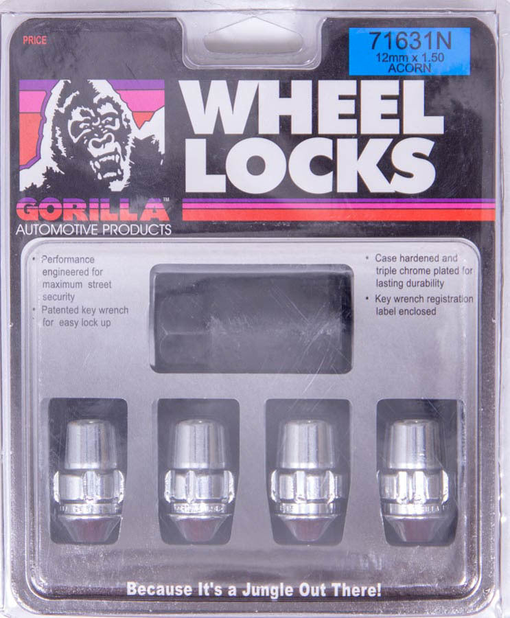GORILLA Wheel Lock 14MM x 1.50 Conical (4) 71641N – Milky Motorsports