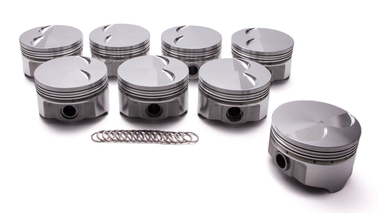 ICON PISTONS Pontiac 400 Forged F/T Piston Set 4.150 -4.5cc IC890.030 ...