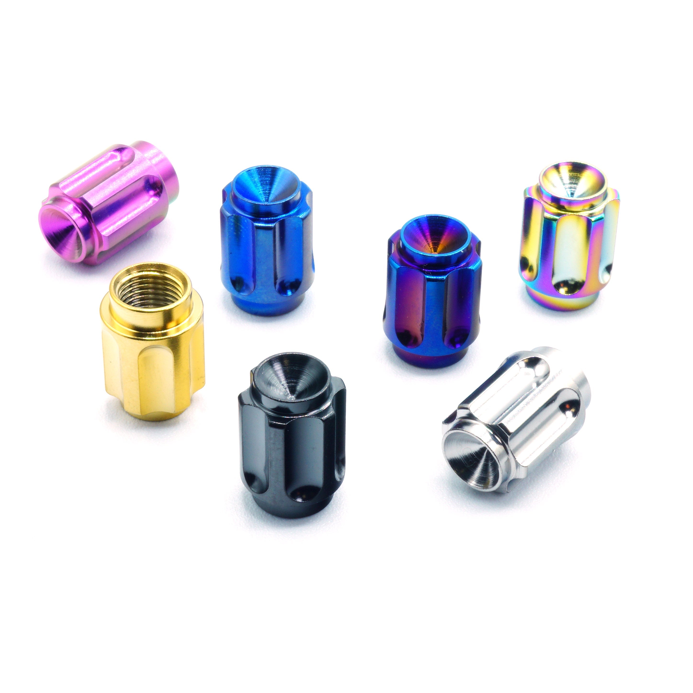 Titanium Gear Valve Stem Cap – Milky Motorsports