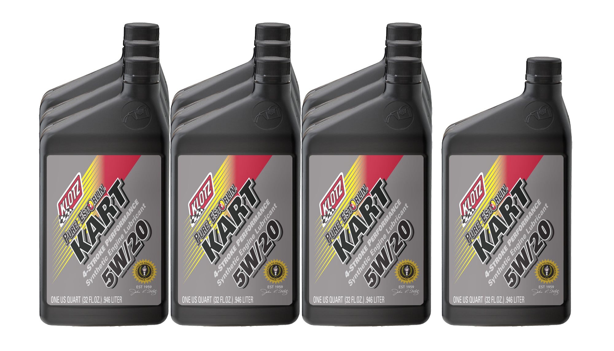 KLOTZ SYNTHETIC LUBRICANTS Pure Estorlin Kart 4 Stroke 5w20 Case 10x1Q ...