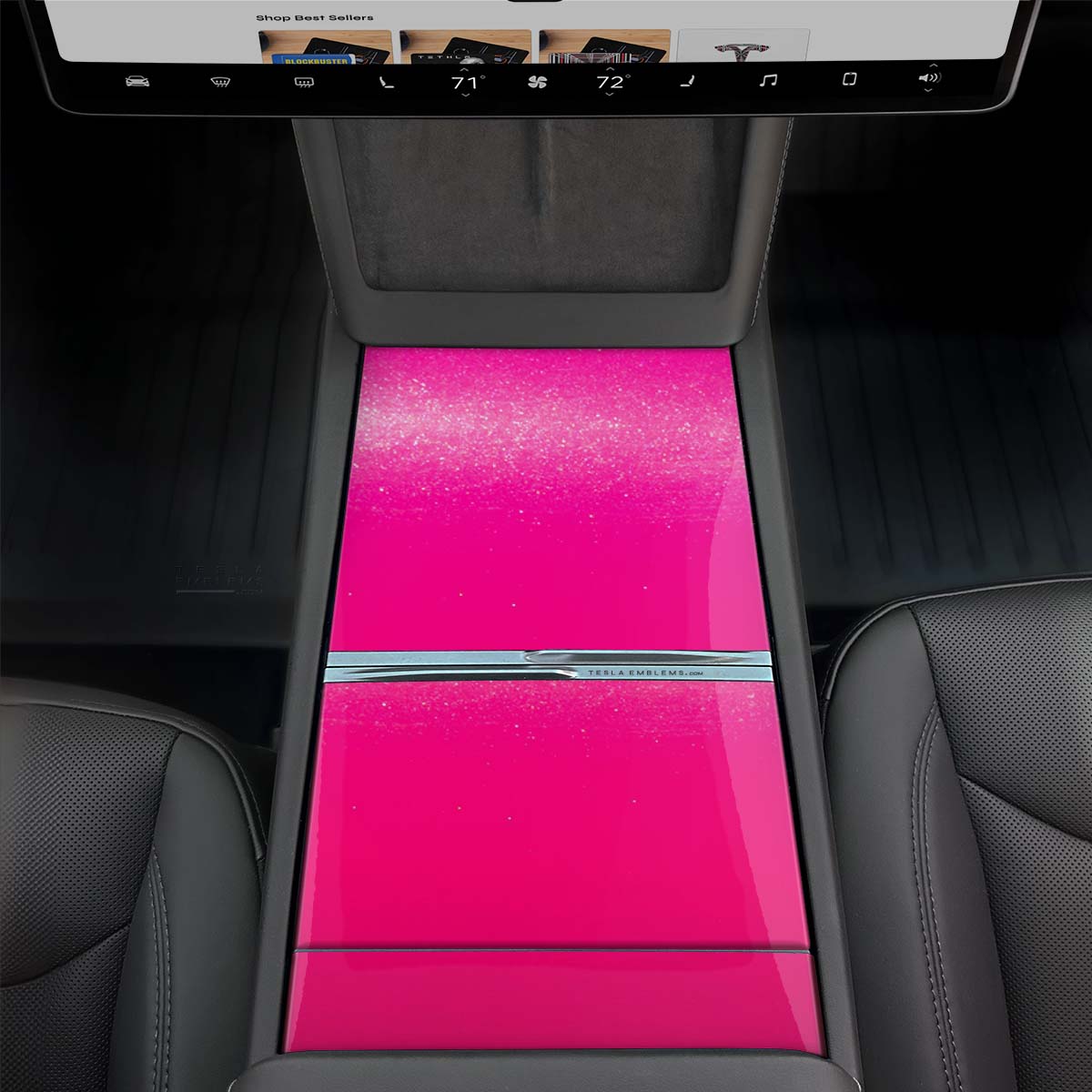 KPMF Gloss Momentum Pink Center Console Wrap Kit | 2024+ Model 3 "High ...