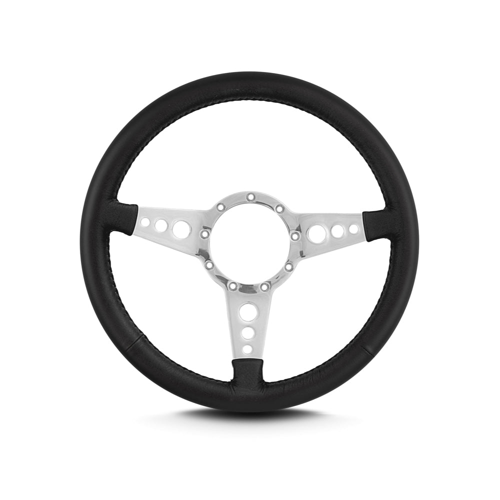 LECARRA STEERING WHEELS Steering Wheel Mark 4 GT Polished w/Black Wrap ...