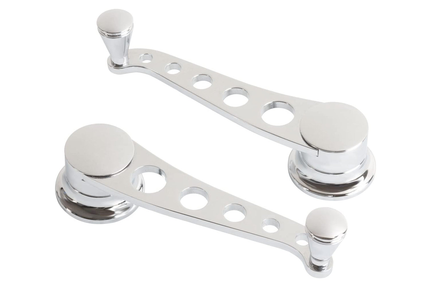 LOKAR 49-Up GM/Ford Window Cranks Chrome Pair IDH-2031 – Milky Motorsports