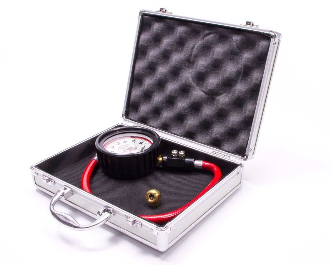 LONGACRE Tire Gauge 0-40PSI 3.5in GID Dual Bleed 52-52011 – Milky ...