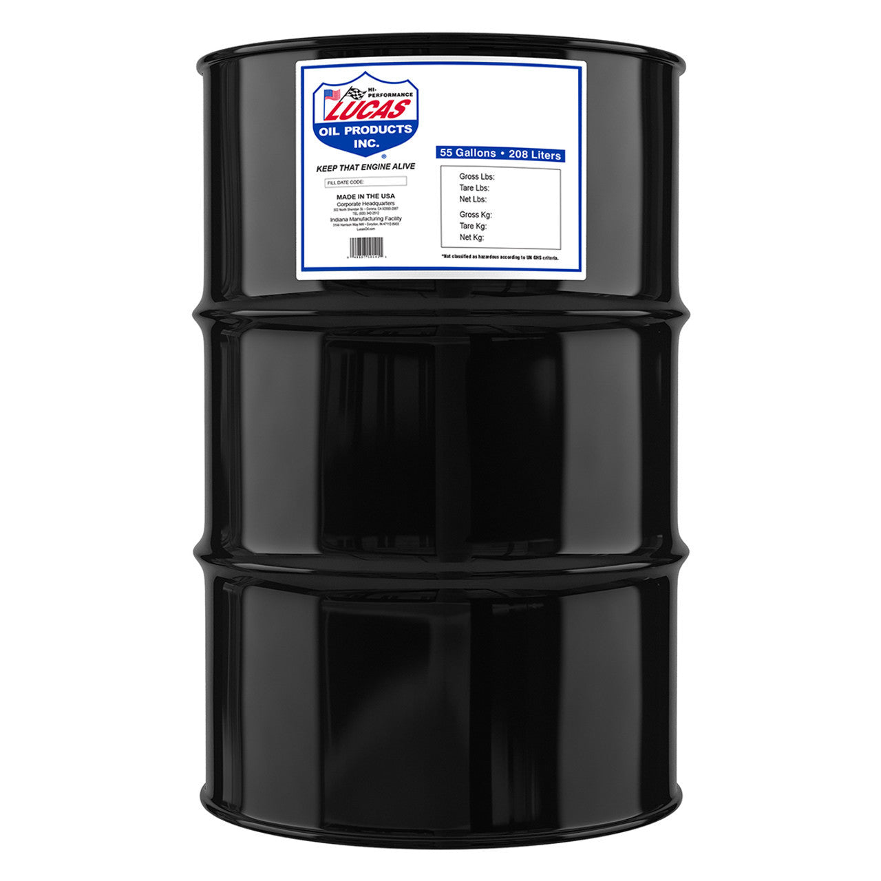 Lucas Oil Products Synthetic SAE 15W-40 CK-4 Diesel Truck Oil 55 Gallo ...