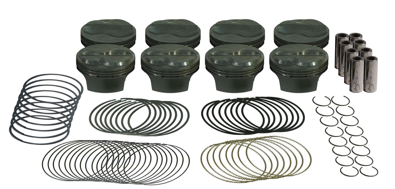 MAHLE PISTONS LS FT Powerpak Piston Set 4.125 Bore -4.0cc 197754925 ...