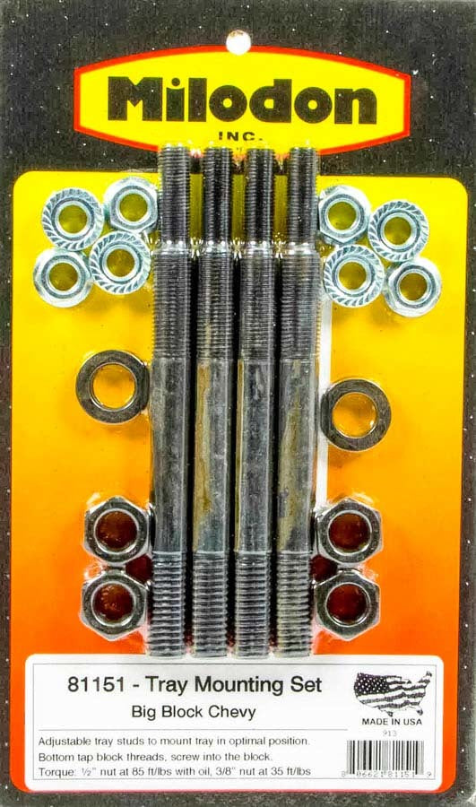 MILODON Bbc Tray Install Kit 81151 – Milky Motorsports