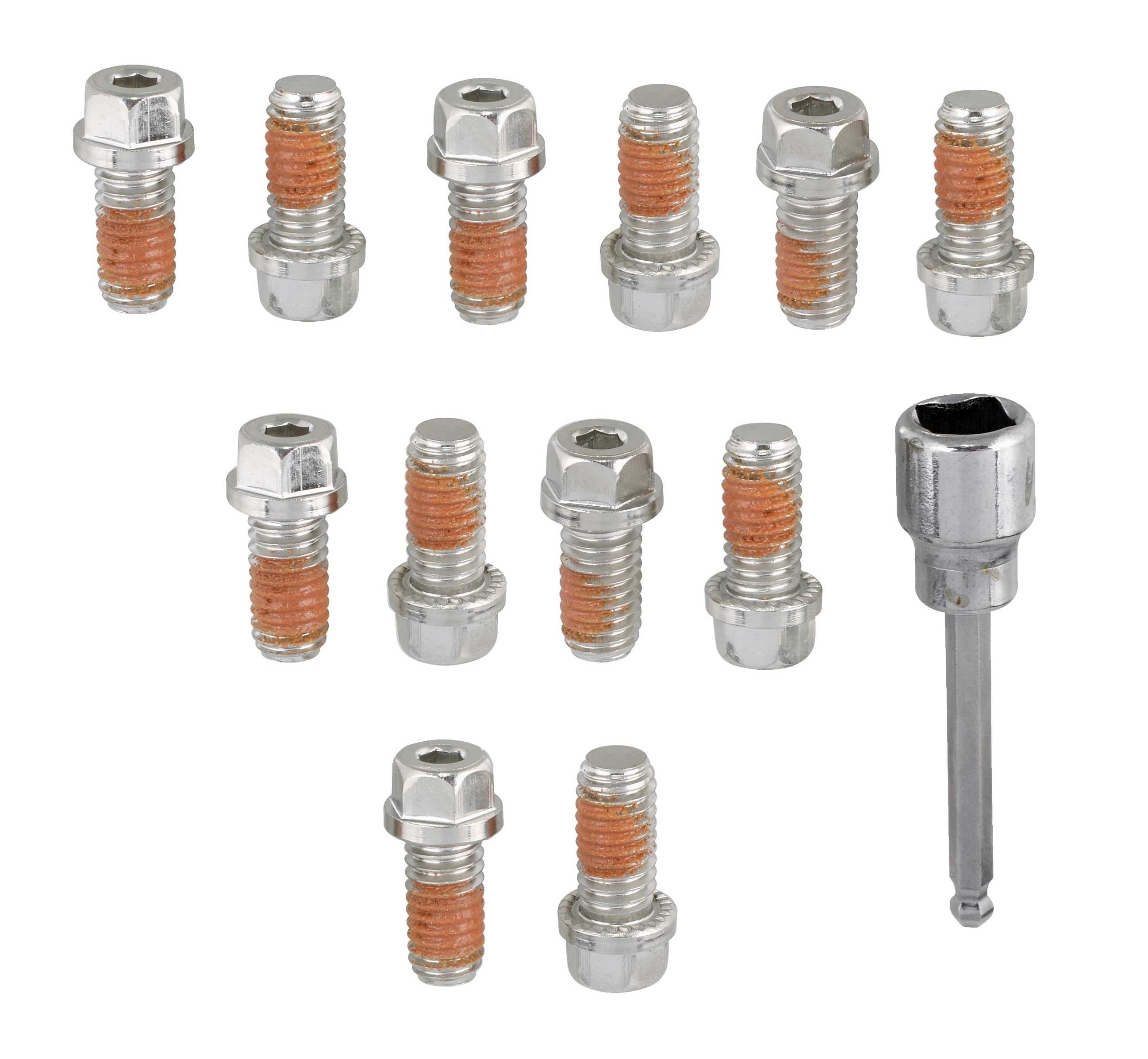 MR. GASKET Locking Header Bolt Kit 3/8-16 x 3/4 12pk 2230G – Milky ...