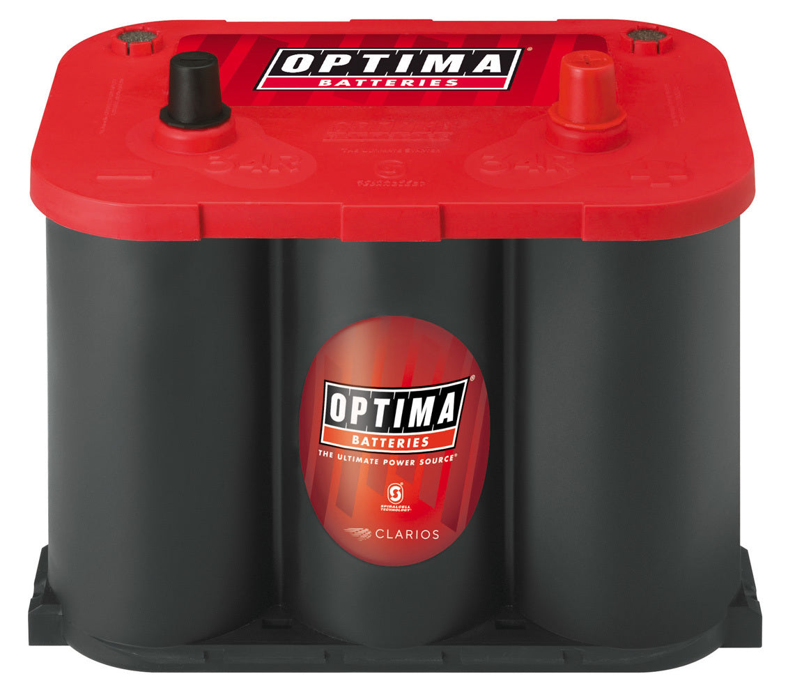 OPTIMA BATTERY Battery Red Top 34R 800c ca/1000ca Top Post Rever 8003 ...