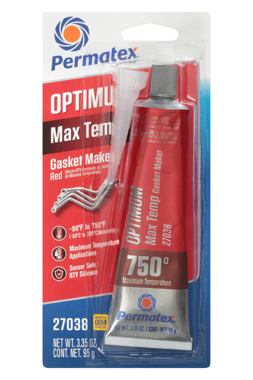 PERMATEX Optimum Red RTV 3 Oz Silicone 27038 – Milky Motorsports