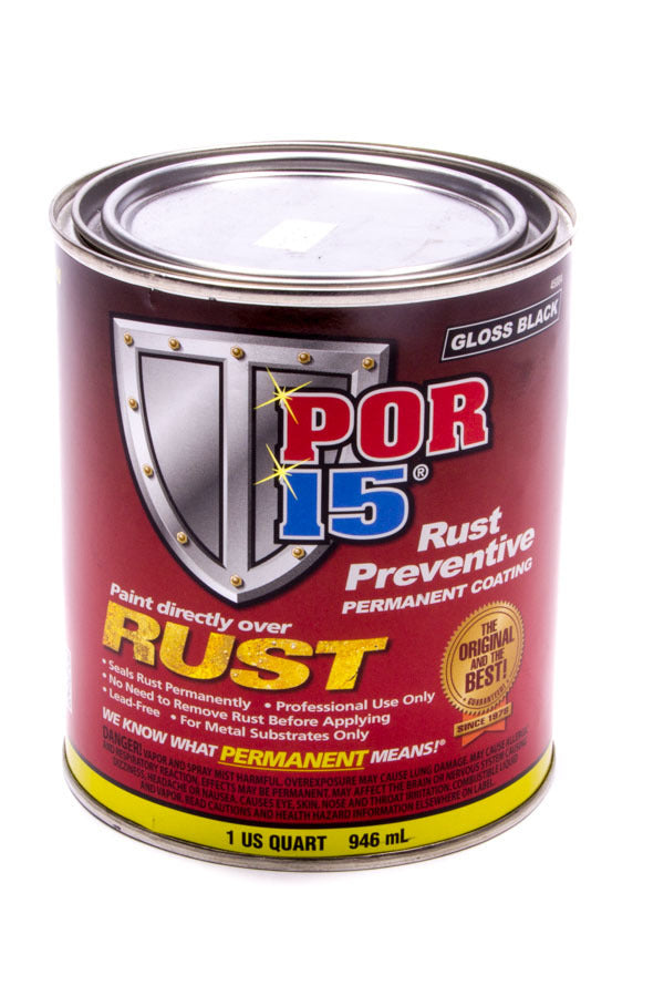 POR-15 POR-15 Paint Quart Gloss Black 45004 – Milky Motorsports
