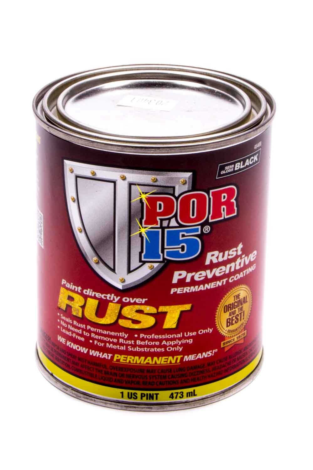 POR-15 POR-15 Paint Pint Semi Gloss Black 45408 – Milky Motorsports