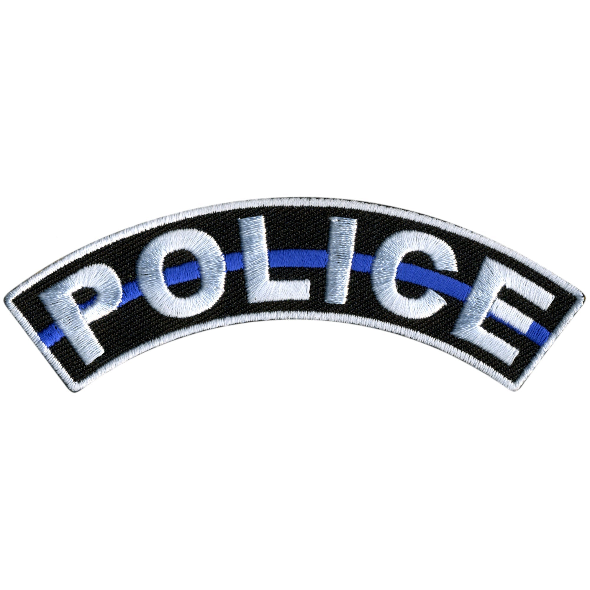 Hot Leathers Police 4” X 1” Top Rocker Patch – Milky Motorsports