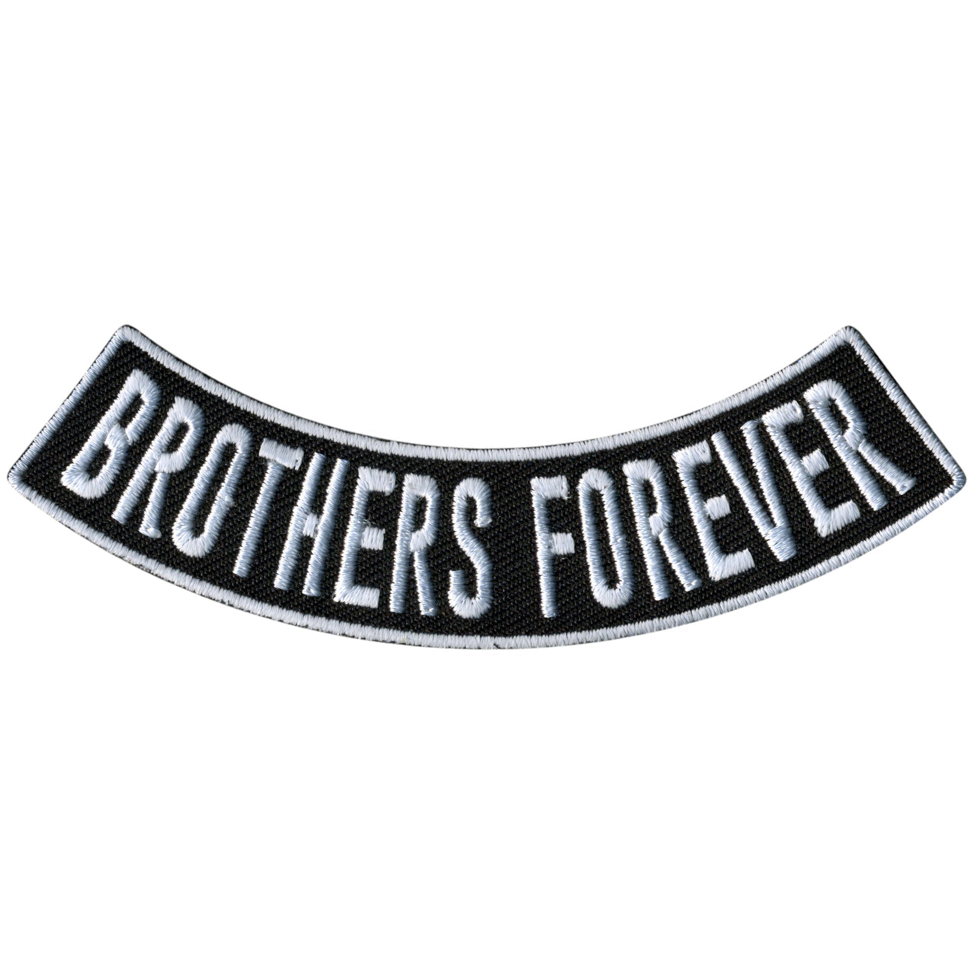 Hot Leathers Brothers Forever 4” X 1” Bottom Rocker Patch – Milky ...