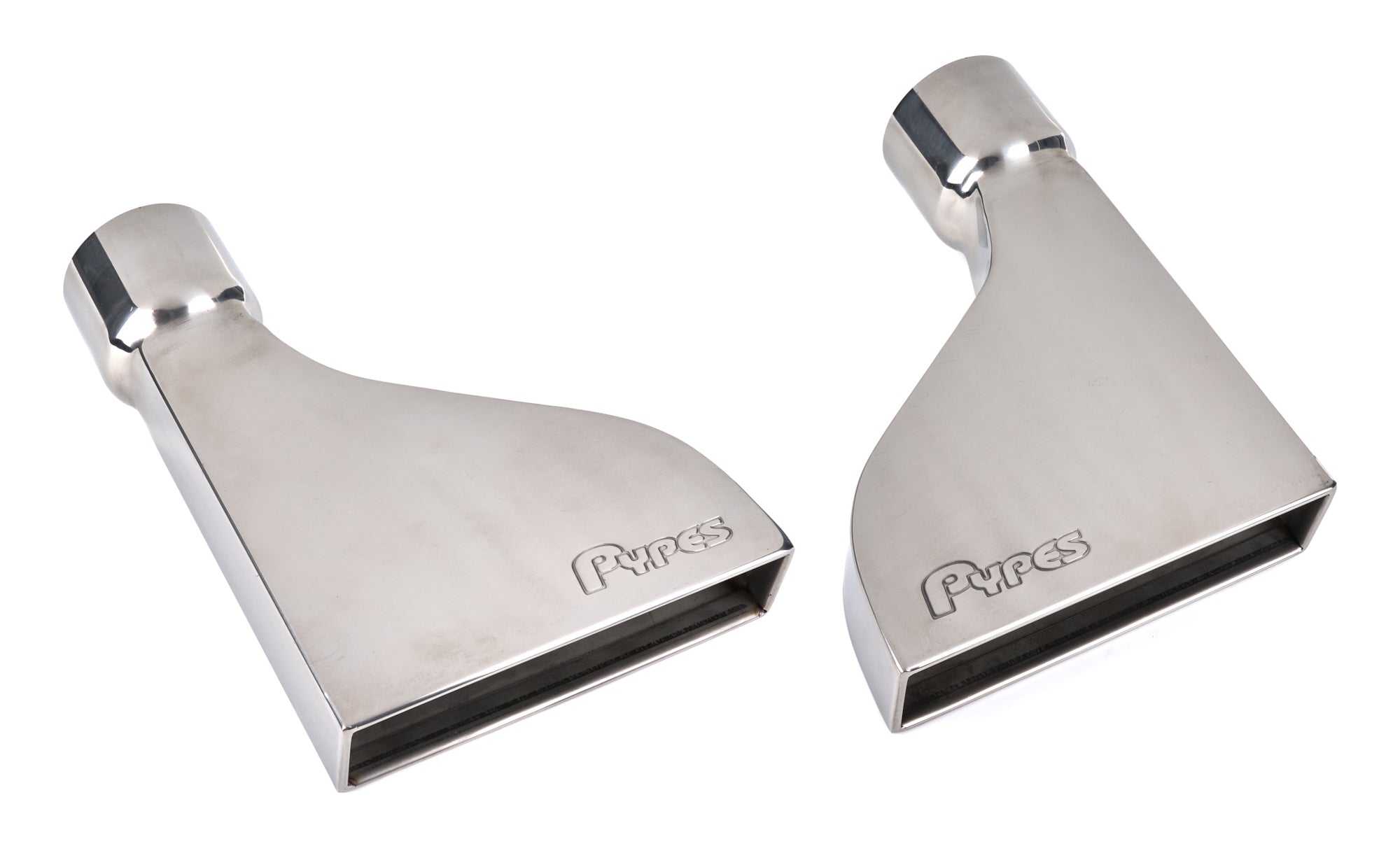 PYPES PERFORMANCE EXHAUST 3in Exhaust Tips Pair Stainless EVT36 – Milky ...