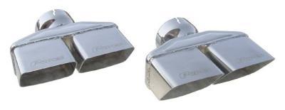 PYPES PERFORMANCE EXHAUST Exhaust Tips Slip Fit 3in Dual Rectangle Sla ...