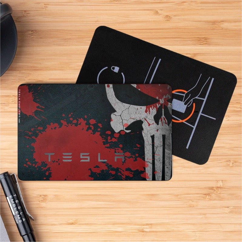Punisher Tesla Keycard Decal – Milky Motorsports