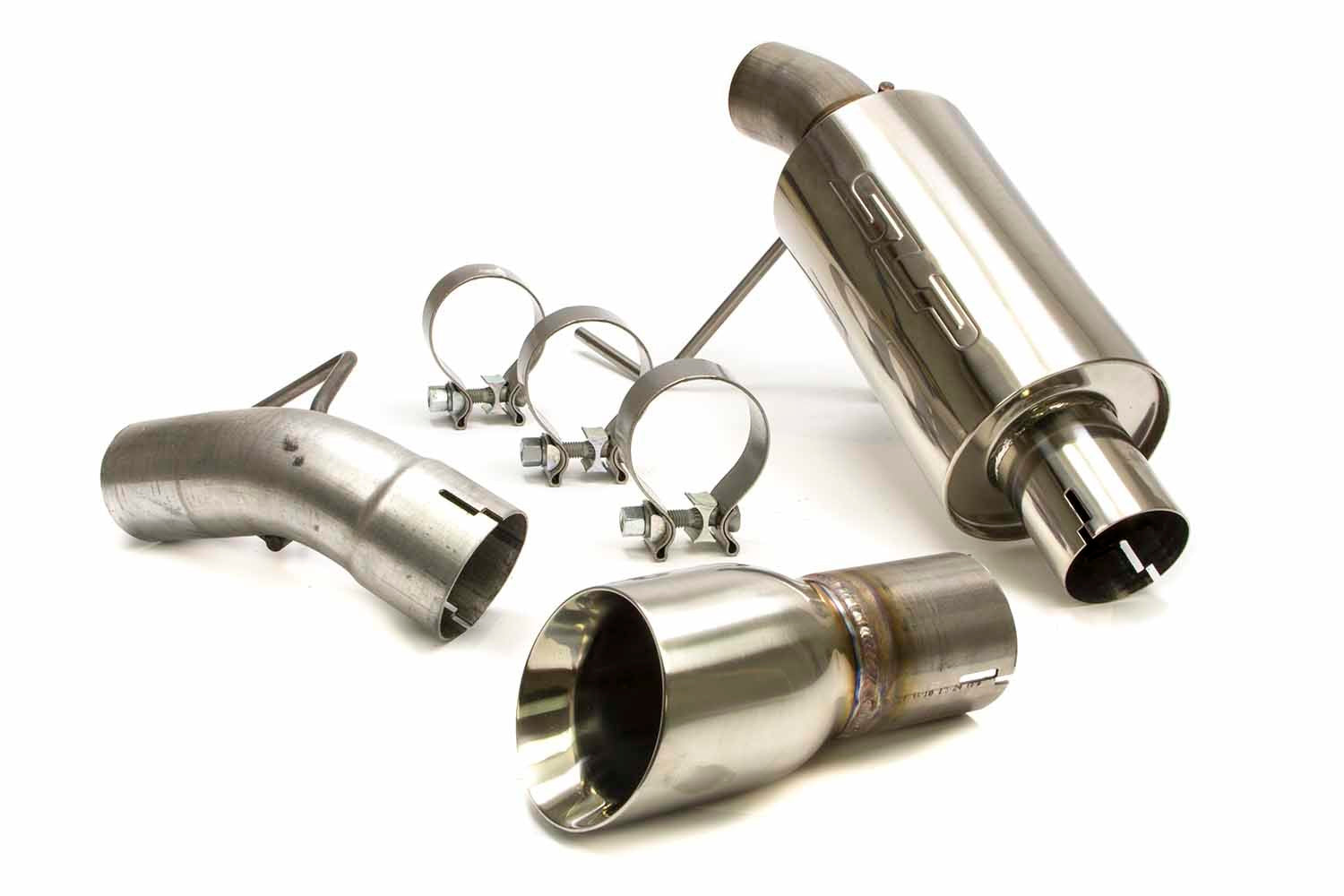 SLP PERFORMANCE Axle-Back Exhaust 05-10 Mustang V6 PowerFlo M31021 ...