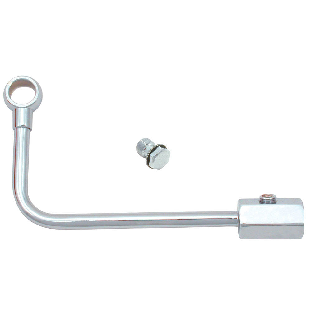SPECTRE Single Feed Fuel Line W/ gauge Port 1/8in SPE-29883 – Milky ...