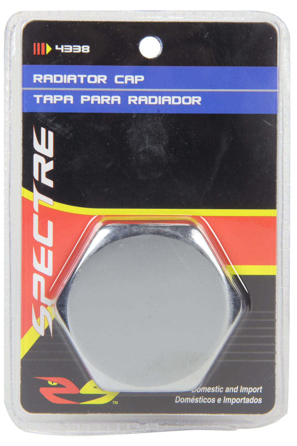 SPECTRE Hex One-Piece Radiator Cap- Chrome SPE-4338 – Milky Motorsports