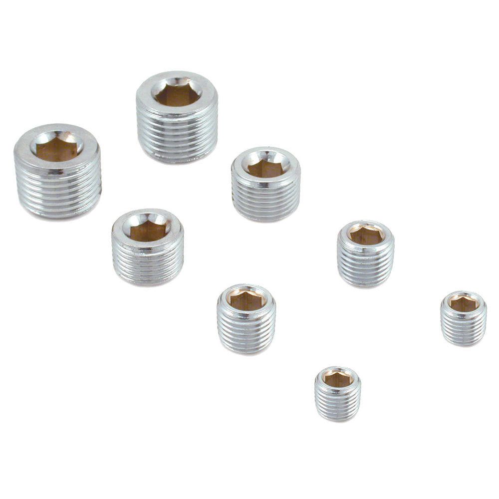 SPECTRE Pipe Plug Kit Chrome SPE-60183 – Milky Motorsports