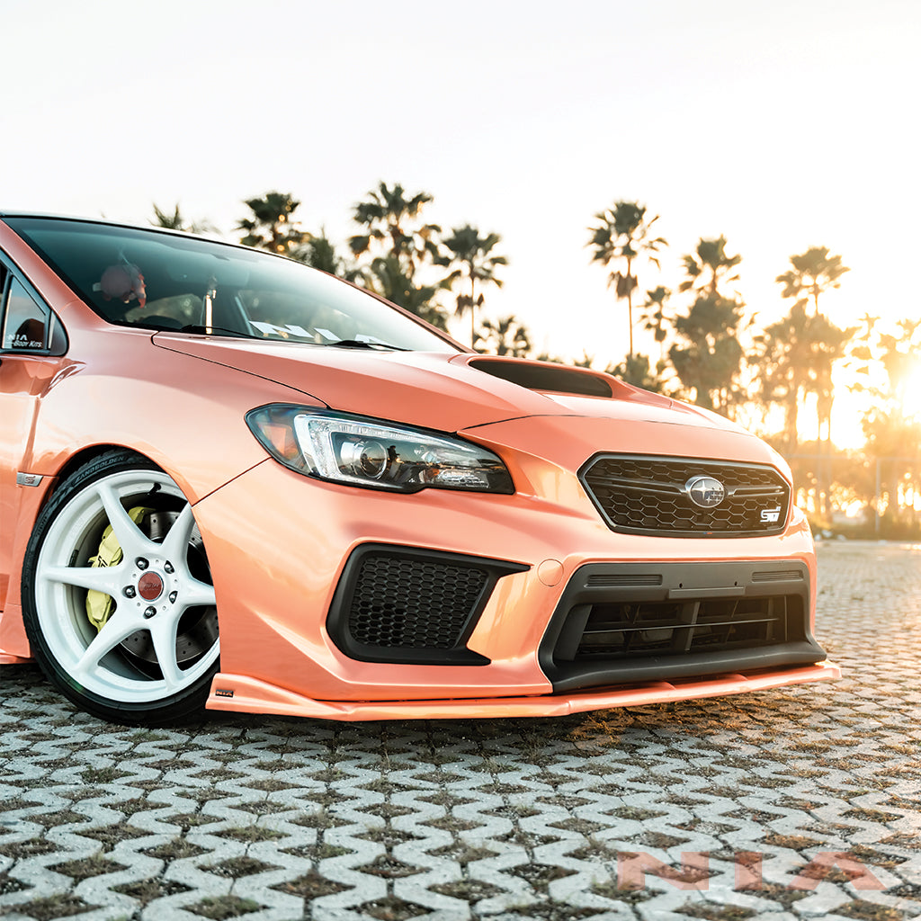 NIA Subaru WRX NIA Front Splitter Lip Body Kit 2015-2021 WRX15-FS-RWB ...