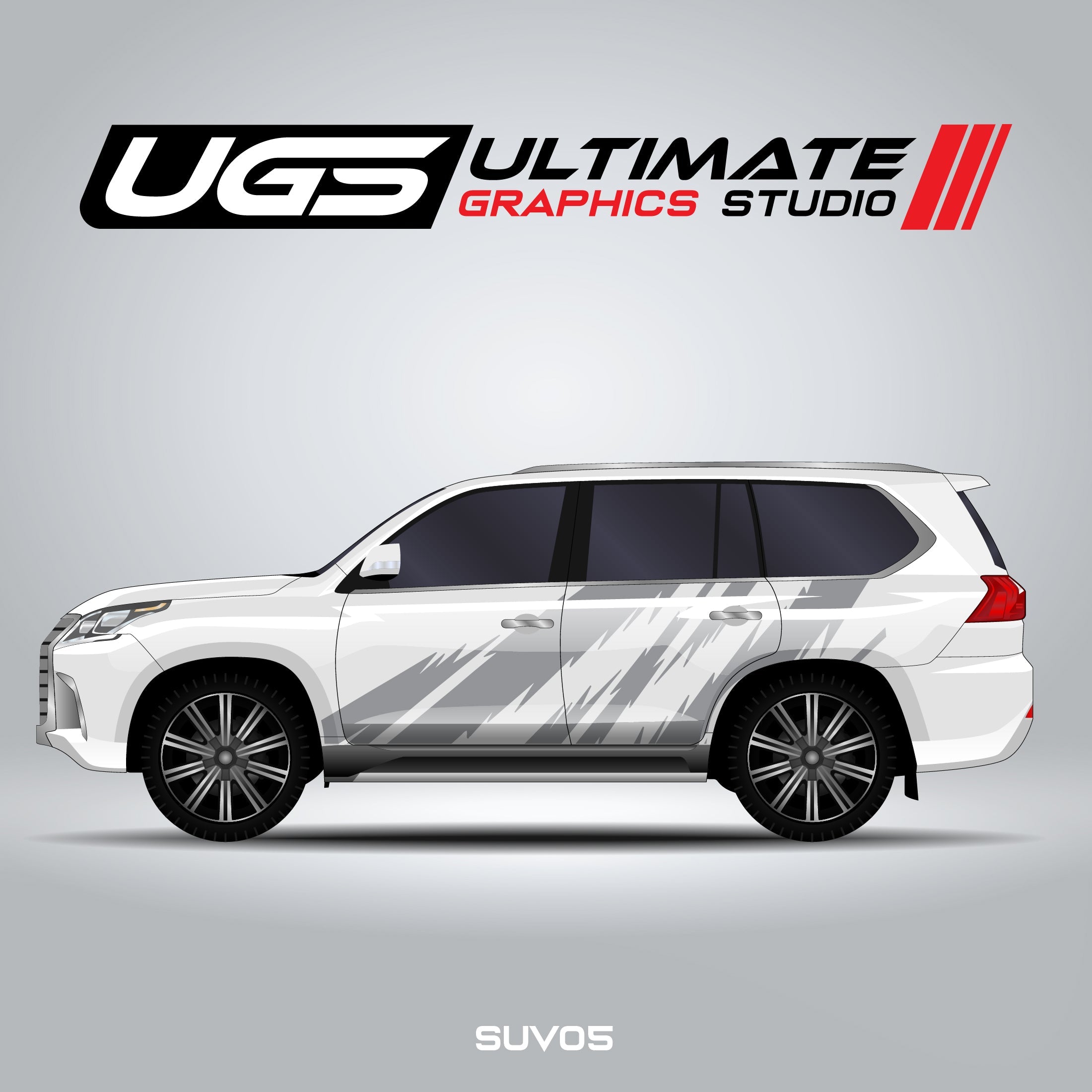 SUV Scratched Side Graphics – Milky Motorsports