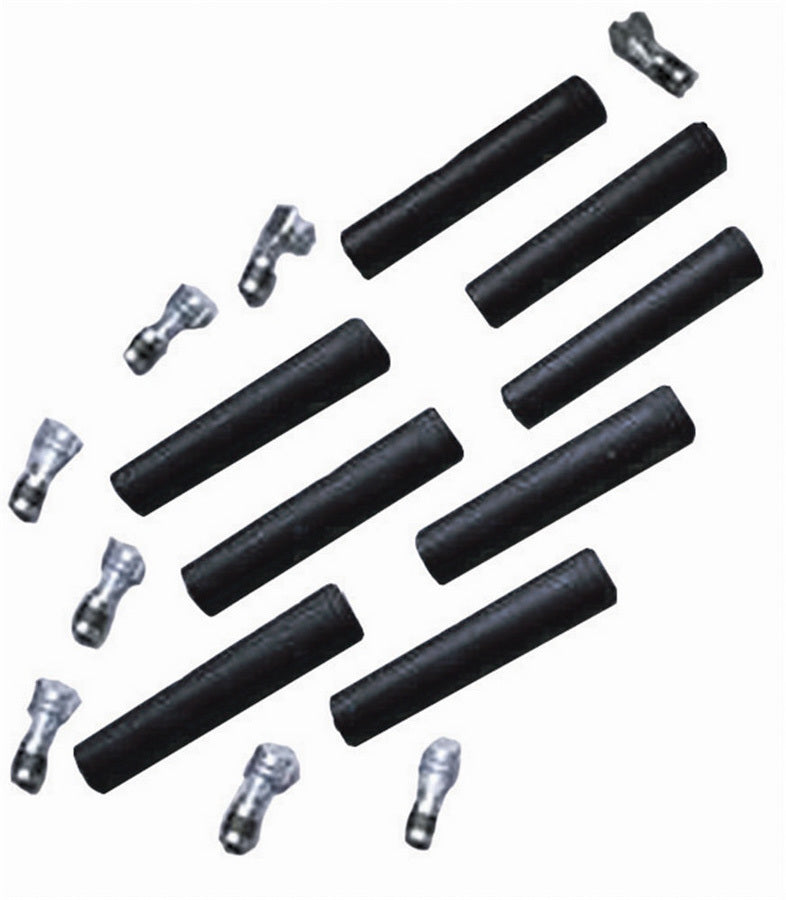 TAYLOR/VERTEX Straight Spark Plug Boot & Terminal Kit - Black 46003 ...