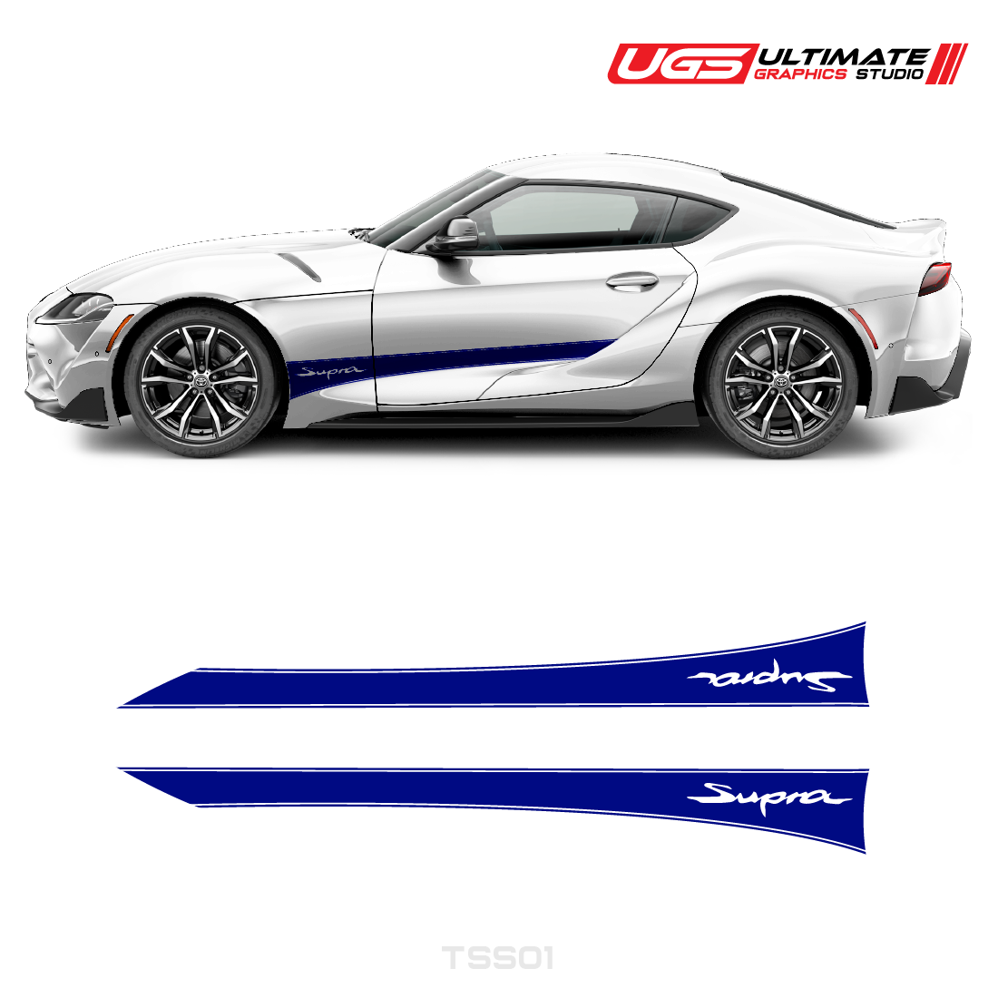 Toyota Supra Side Graphics – Milky Motorsports