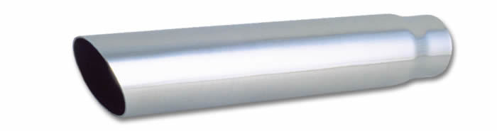 VIBRANT PERFORMANCE S/S Exhaust Tip w/Slash Cut 2.5in. In-18in. Long 1 ...
