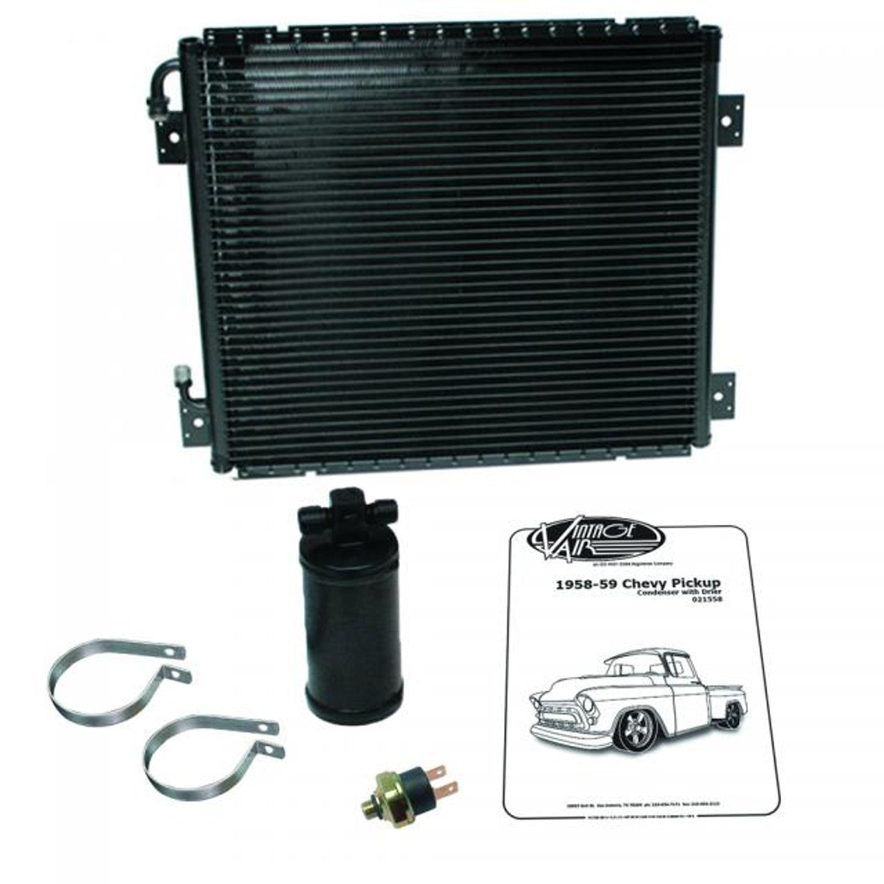 VINTAGE AIR 58-59 Chevy P/U Condenser Kit 21558 – Milky Motorsports