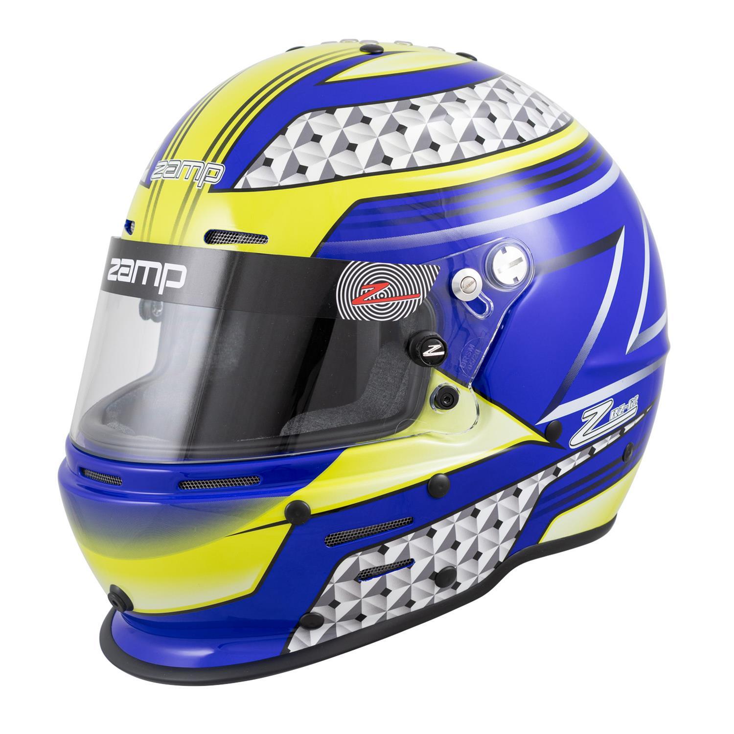 ZAMP Helmet RZ-62 Aramid Mix L Blu/Grn SA2020 H764C36L – Milky Motorsports