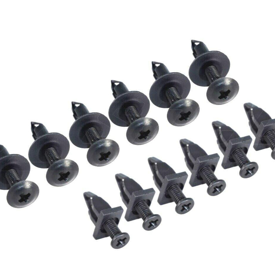 ZSPEC OEM-Style Cowl/Scuttle Panel Plastic Clip Set for '90-96 Nissan ...
