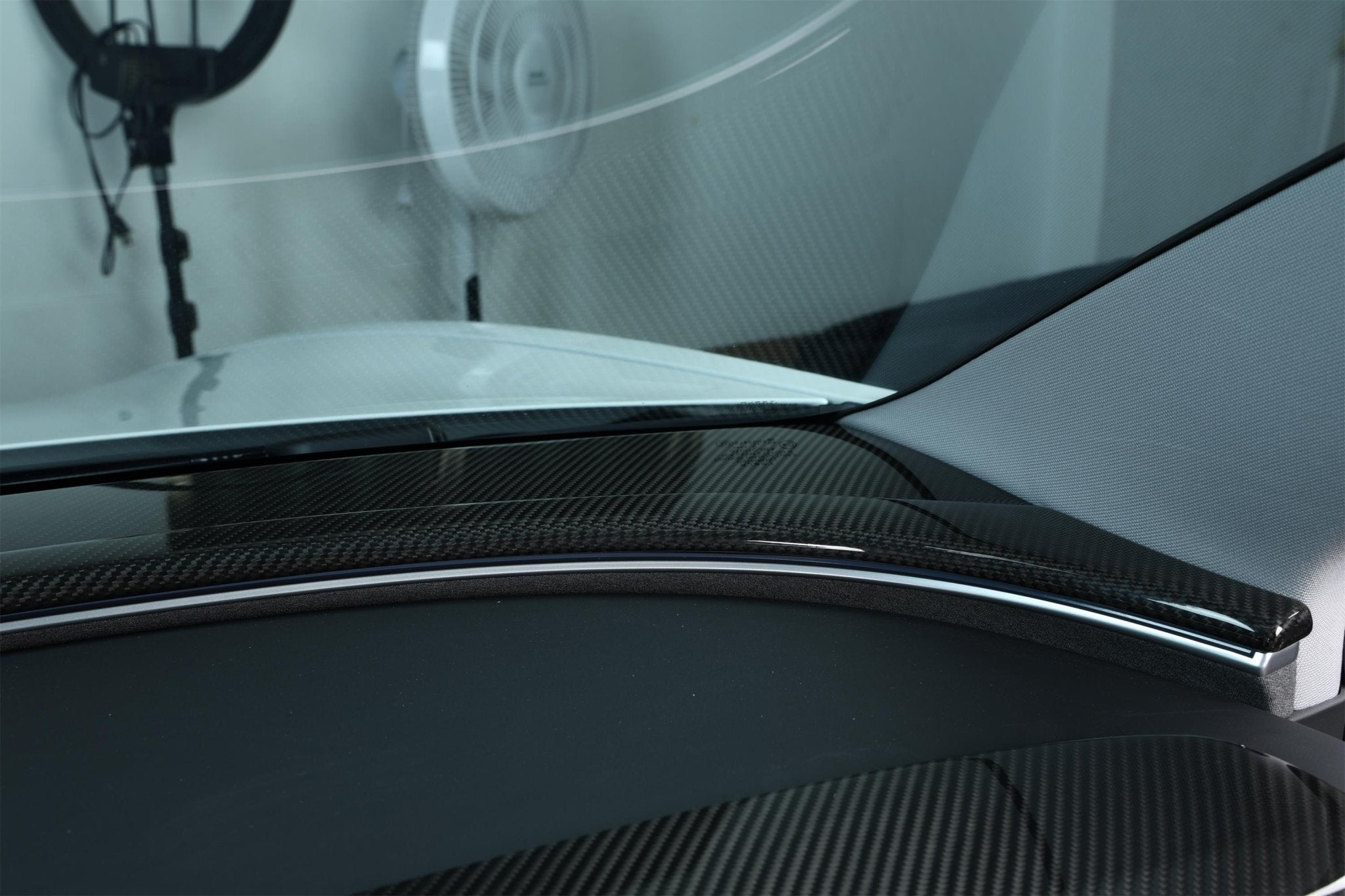 Dry Carbon Fiber Dash Upper Cover for Tesla Model 3 Highland (Gloss ...
