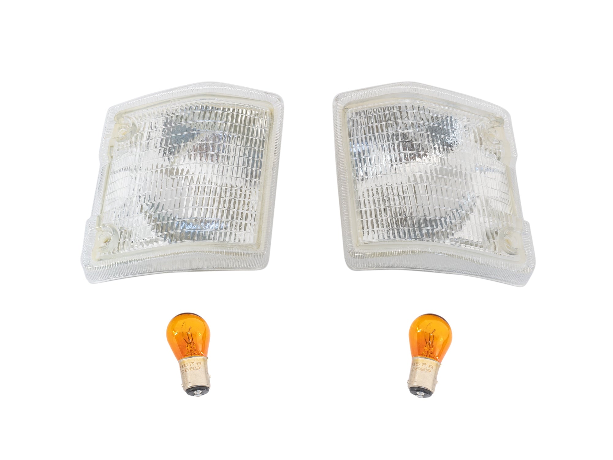 Clear Front Turn Signal Lens (Pair) – Milky Motorsports