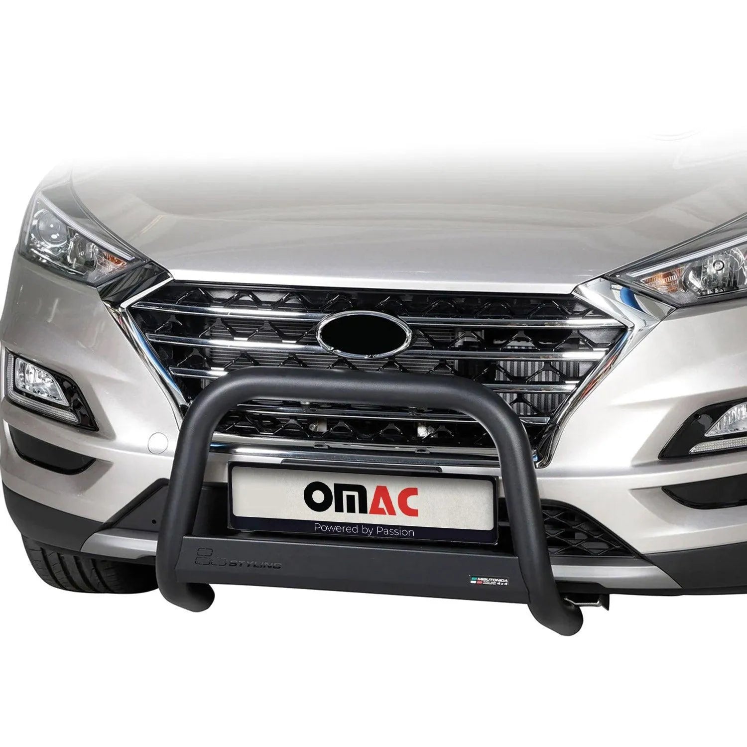 2019-2021 Hyundai Tucson Bull Bar Push Front Bumper Grille Black 1 Pc ...