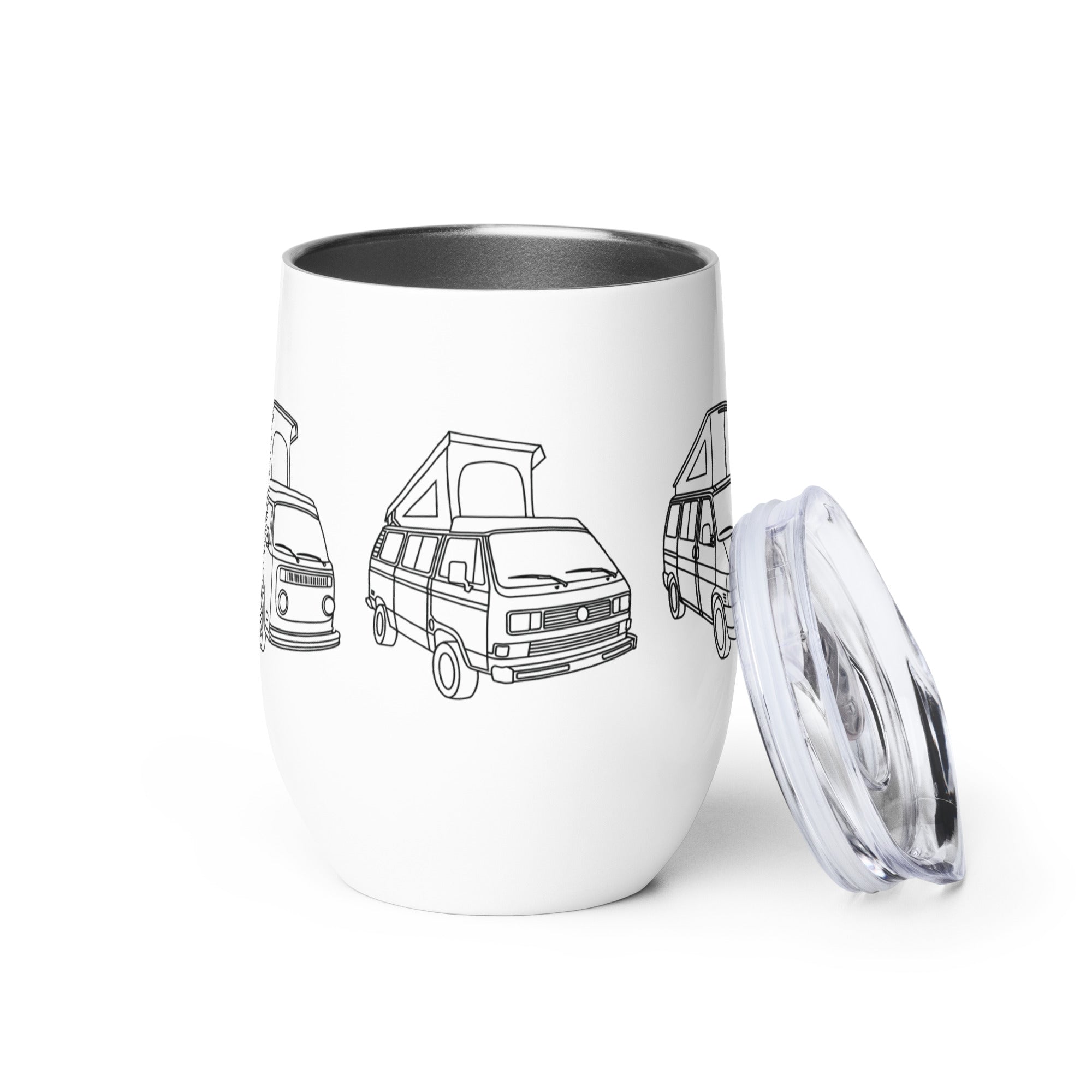 Van Line-Up Wine Tumbler – Milky Motorsports